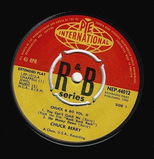 CHUCK BERRY AND BO DIDDLEY Chuck & Bo Vol 2 EP Vinyl Record 7 Inch Pye 1963